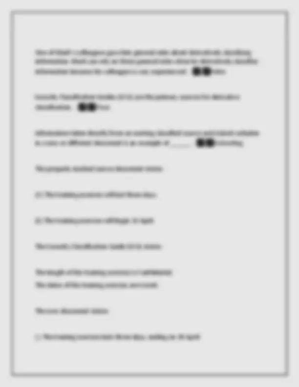 Derivative Classification Exam Questions and Answers 2025 (Verified ...