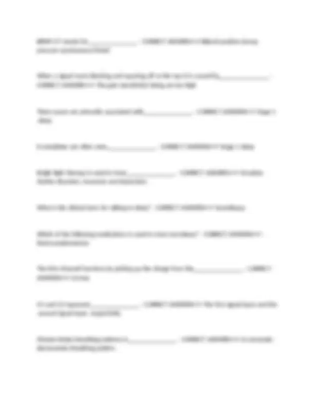 CPSGT AND RPSGT Exam Practice Questions (Polysomnography) With Correct ...