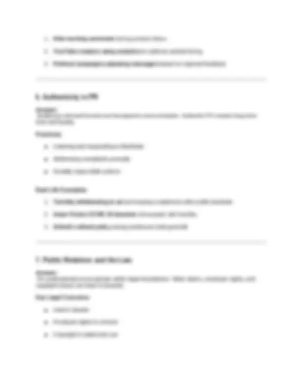 PUBLIC RELATIONS AND TECHNOLOGY | Study notes Public Relations | Docsity