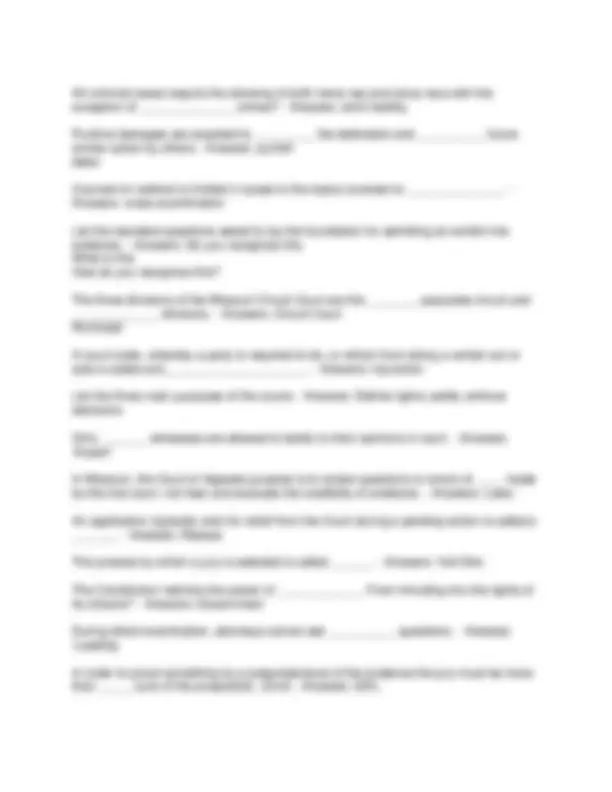 MBS BAR EXAM REVIEW QUESTIONS AND ANSWERS | Exams Social Sciences | Docsity