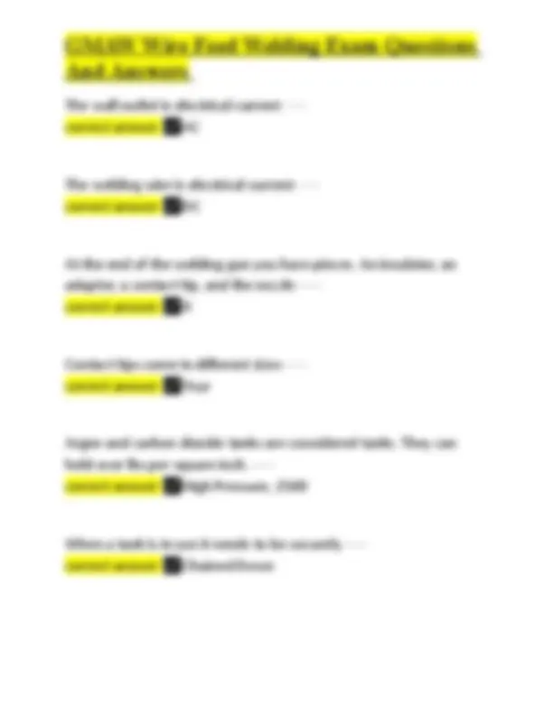 GMAW Wire Feed Welding Exam Questions And Answers | Exams Advanced ...