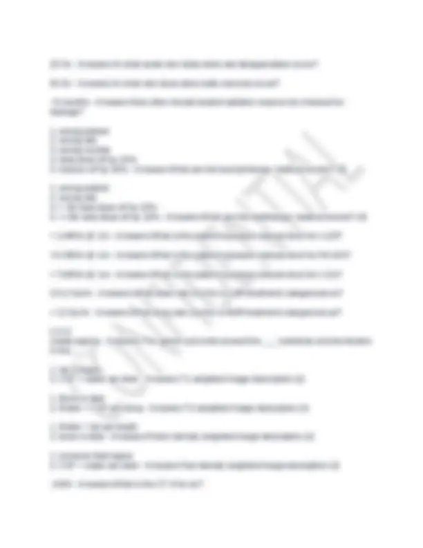 ABR Part 1 Rules of Thumb Midterm Exam Questions with Correct Answers. | Exams Nursing | Docsity