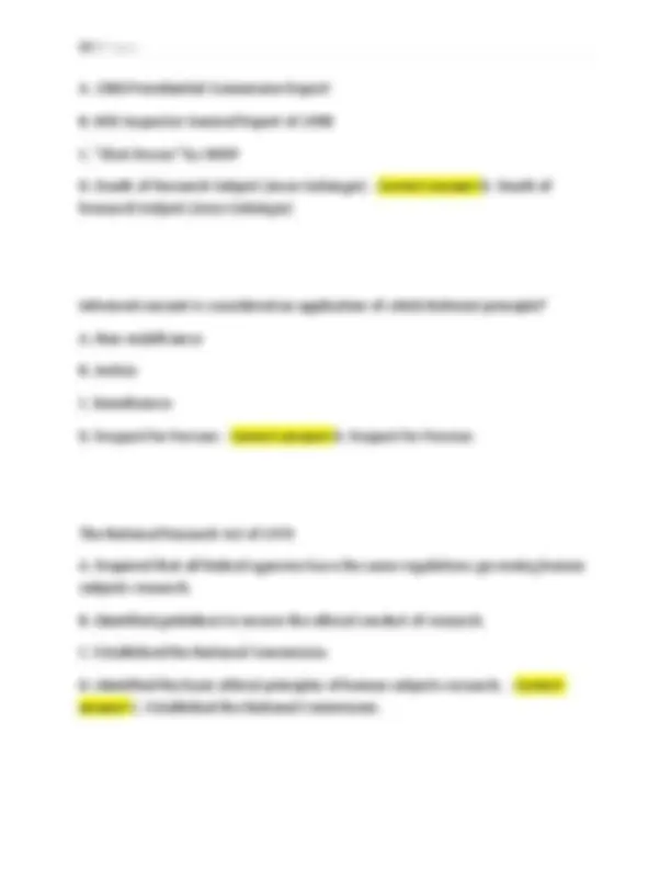 CITI Training, Modules 1-24 (Biomedical Research) | Comprehensive Exam ...