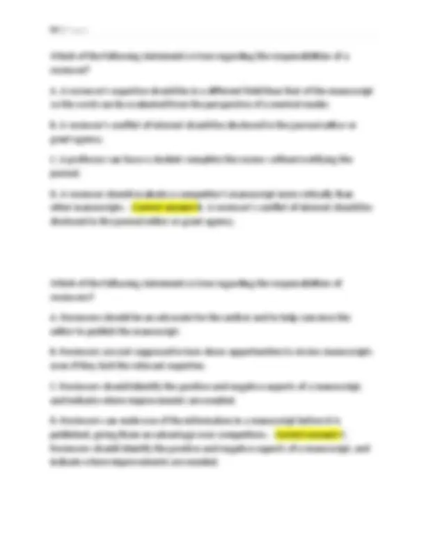 CITI Training, Modules 1-24 (Biomedical Research) | Comprehensive Exam ...