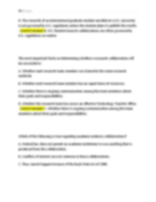 CITI Training, Modules 1-24 (Biomedical Research) | Comprehensive Exam ...