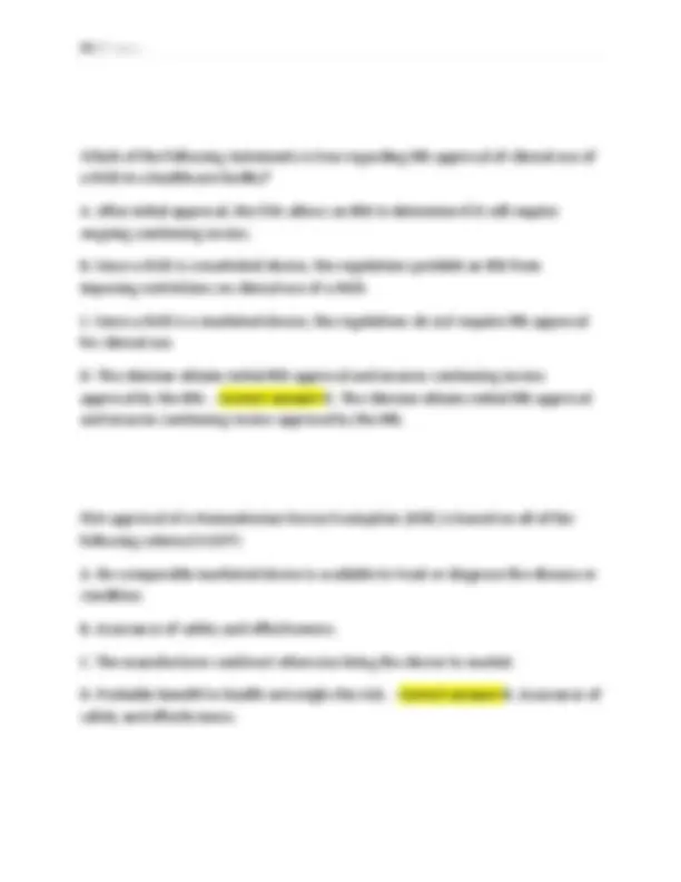 CITI Training, Modules 1-24 (Biomedical Research) | Comprehensive Exam ...