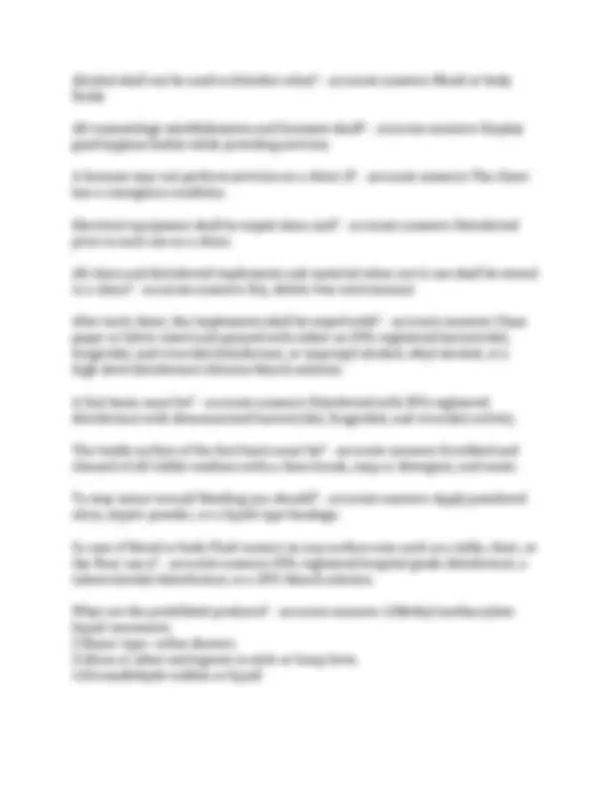 TDLR Cosmetology Rules & Regulations Exam Questions With Accurate ...