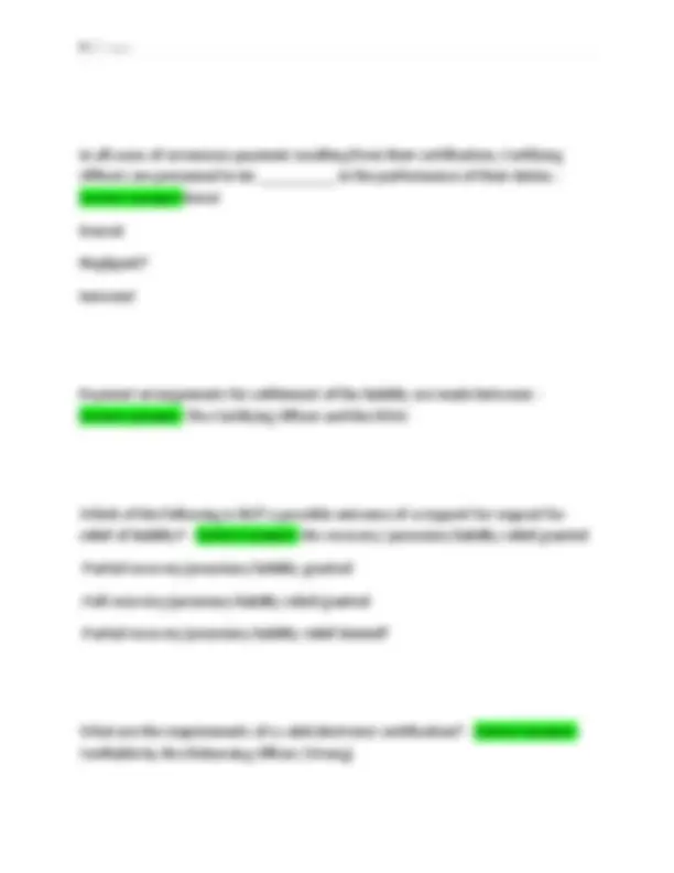 CLG 006 Certifying Officer Exam Questions With 100% Verified Solutions ...