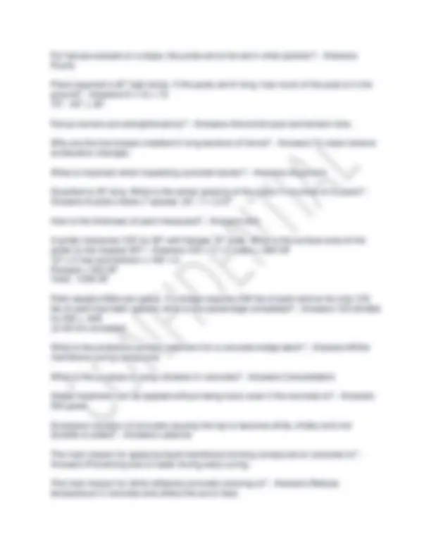 NICET Highway Construction Level 1 and 2 Test Exam Questions with ...
