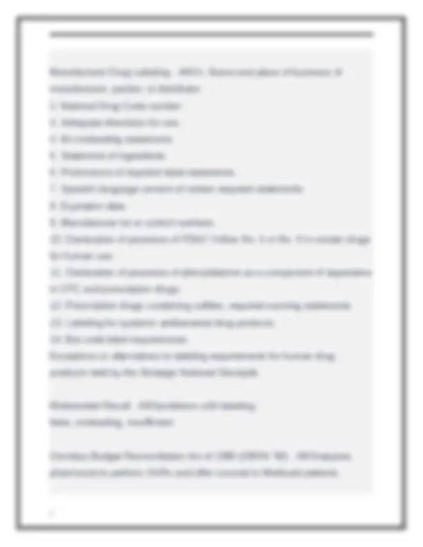 PTCB Exam: Federal Requirements Questions and Verified Answers Latest ...