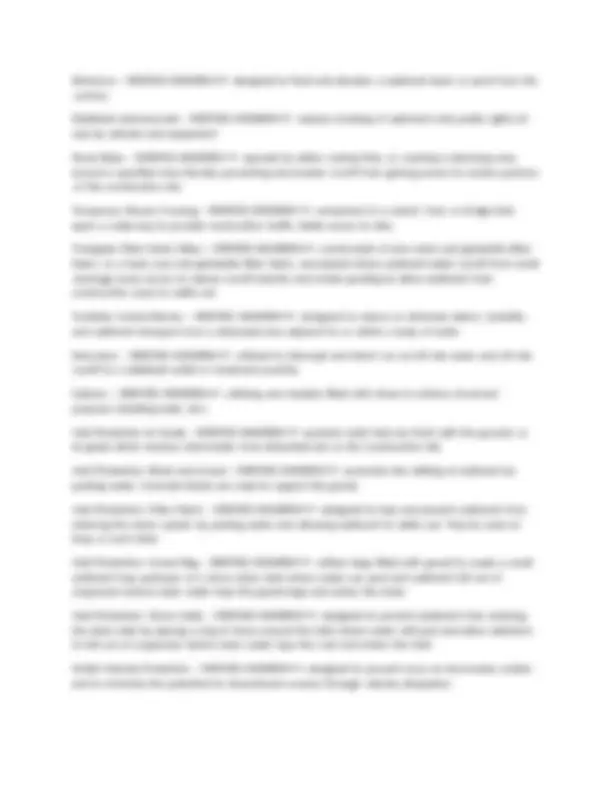 CESSWI 8 (BMPs) exam with correct answers | Exams Nursing | Docsity