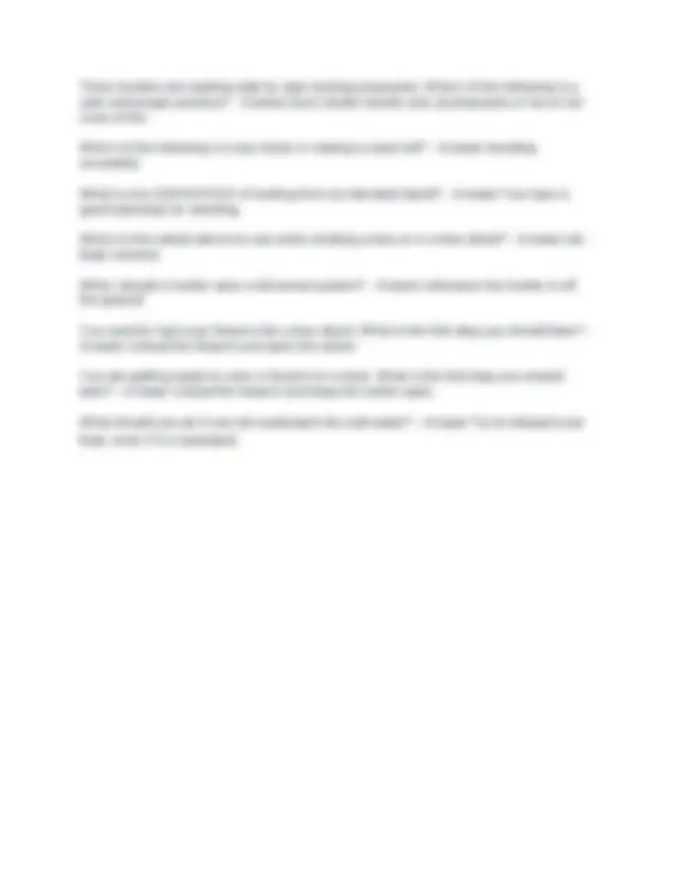 hunter safety unit 6 Exam with complete solutions | Exams Advanced ...