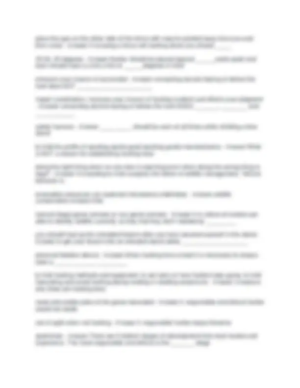 Hunter Ed PRACTICE TEST Questions and Answers | Exams Advanced ...