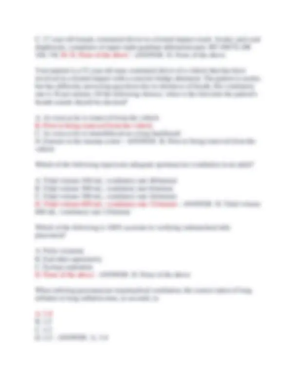 PHTLS POST TEST 9TH EDITION LATEST 2022-2023 VERSION WITH 100 QUESTIONS ...