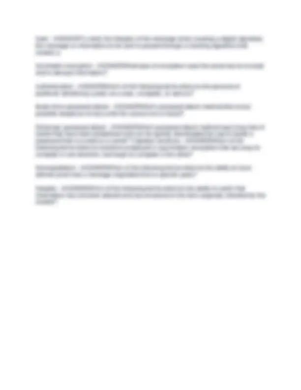 ITN 261 CH3 EXAM 100% SOLVED. | Exams Computer Security | Docsity