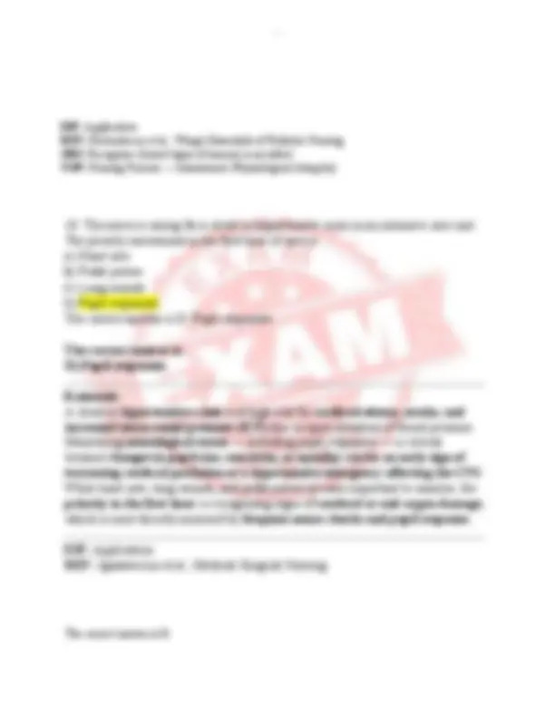 HESI HEALTH ASSESSMENT EXAM VERSION 1 COMPLETE EXAM 160 COMPLETE ...