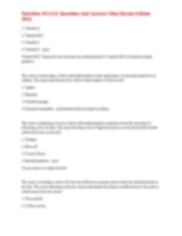 Nutrition NCLEX Questions And Answers Most Recent Edition 2024. | Exams Nursing | Docsity