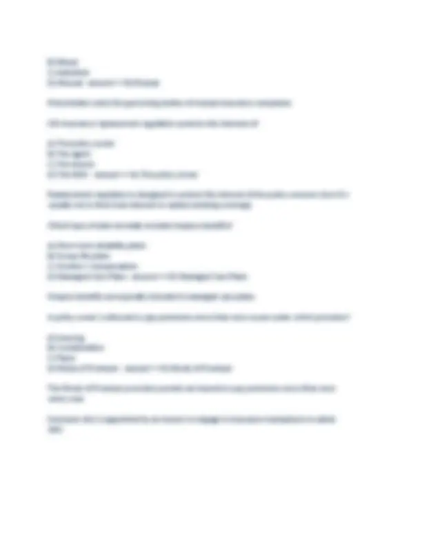 Georgia Life, Accident, & Sickness Xcel Exam Simulation 2025–2026 State ...