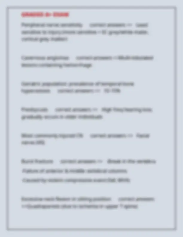 Cavities inside the skull correct answers >> Anterior/middle/posterior fossa Crani | Exams ...