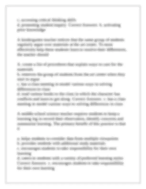 Mercedes PPR Study Guide Questions With Complete Solutions. | Exams ...