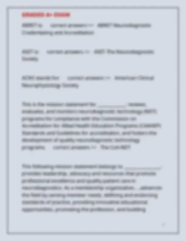 EEG 203 FINAL STUDY GUIDE EXAM QUESTIONS WITH 100% CORRECT ANSWERS 2025 ...