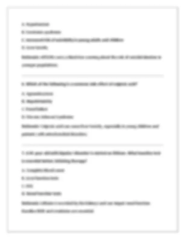 PMHNP Exam Questions and Answers 2025: Psychiatric Mental Health ...