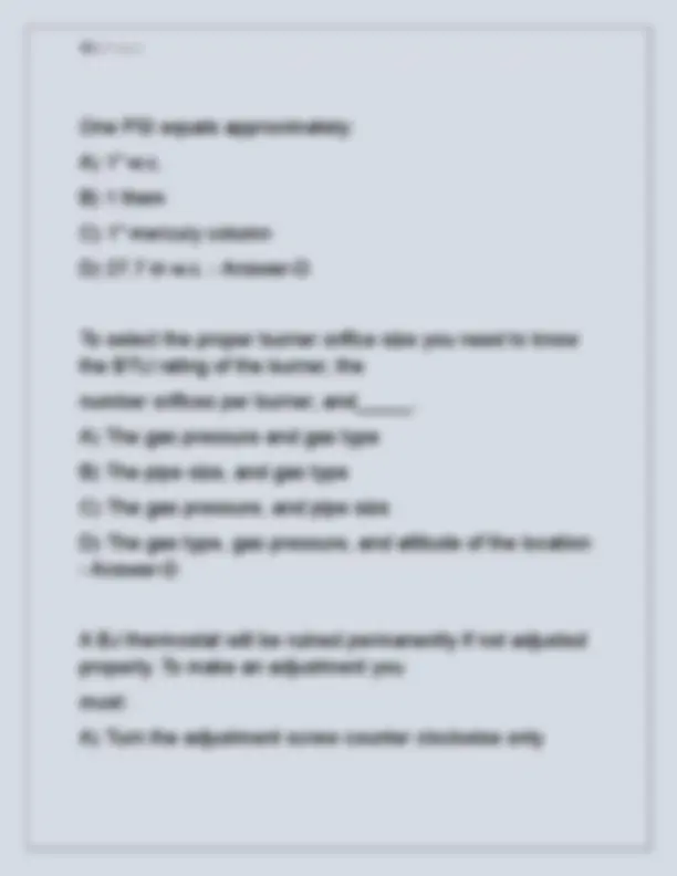 INTERNATIONAL FUEL GAS CODE 2025 FINAL EXAM AND PRACTICE EXAM QUESTIONS ...