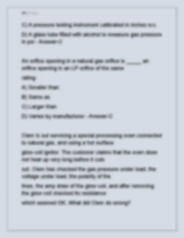 INTERNATIONAL FUEL GAS CODE 2025 FINAL EXAM AND PRACTICE EXAM QUESTIONS ...