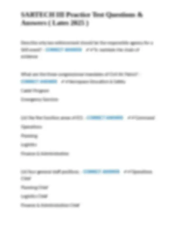 SARTECH III Practice Test Questions & Answers ( Lates 2025 ) | Exams ...