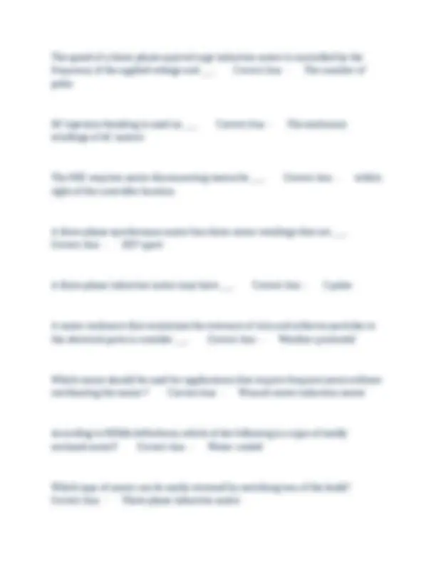 Level 2 Module 2 Motors: Theory and Application | Exams Public Health ...