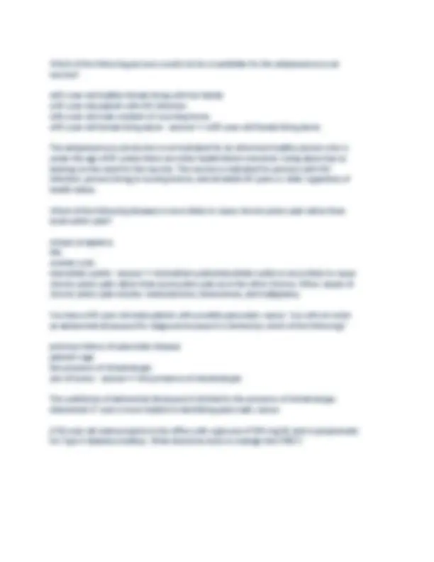 Leik 2025 ExamEdge FNP Review, First Exam Edge - ANCC prep test Part 1 ...