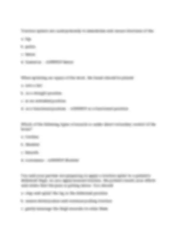 Chapter 31 Quiz_ Orthopedic Trauma Exams Questions And Answers | Exams ...