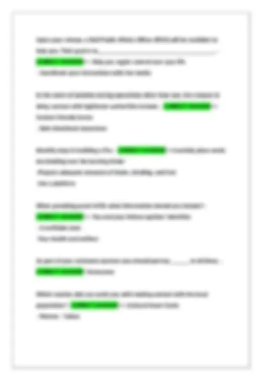 A-US1329 SERE 100.2 Level A Military Pre test with Answers | Exams ...