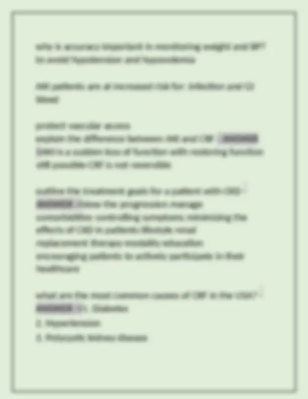 DAVITA BASIC TRAINING FINAL EXAM QUESTIONS WITH COMPLETE SOLUTIONS ...