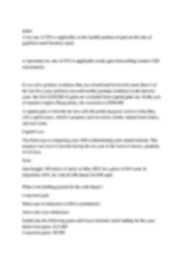 INTUIT ACADEMY TAX LEVEL 1 EXAM QUESTIONS WITH VERIFIED ANSWERS | Exams ...