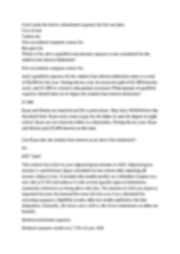 INTUIT ACADEMY TAX LEVEL 1 EXAM QUESTIONS WITH VERIFIED ANSWERS | Exams ...