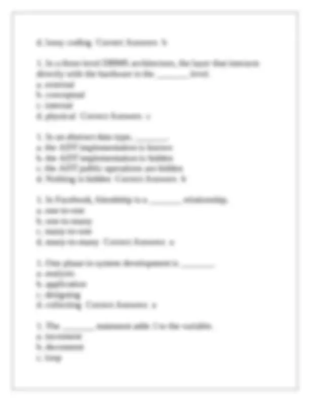 Computer Science: Full Questions with Complete Solutions | Exams ...