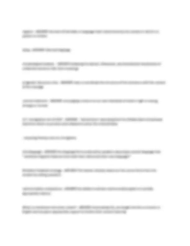 126 MTTC ENGLISH AS A SECOND LANGUAGE QUESTIONS AND ANSWERS WITH ...