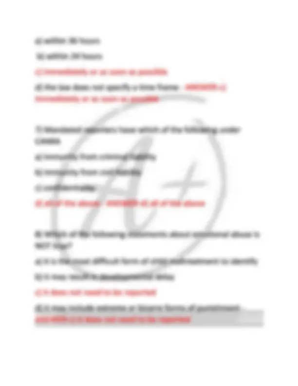 Child abuse mandated reporter training for california 1.pdf | Exams ...