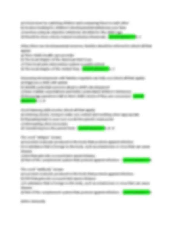 Pediatric Final Exam Reviewer 2025-2026 With Correct Verified Answers ...