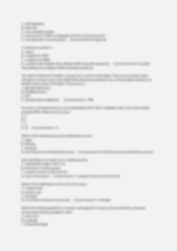 MICROBIOLOGY EXAM #2 PRACTICE TEST QUESTIONS WITH ALL CORRECT & 100% ...