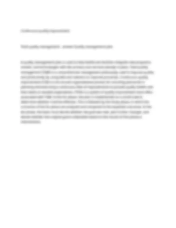 Quality Improvement Practice Questions Exam And Complete Answers ...