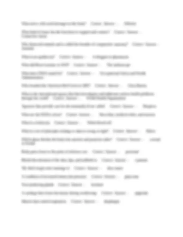 HOSA Bowl Study Guide: Q&A for Health Science Students | Exams Public ...