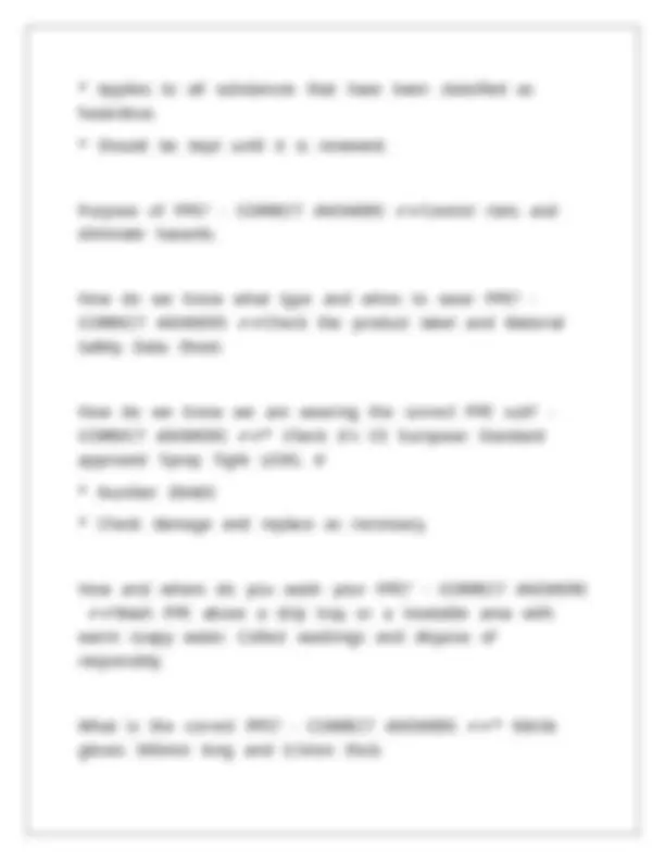 PA1 REVISION questions with verified answers | Exams Pest Management ...