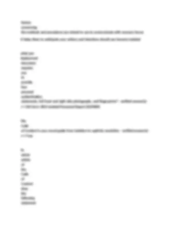 SERE 100.2 LEVEL A COCT FOR MILITARY-PRE-TEST QUESTIONS WITH CORRECT ...