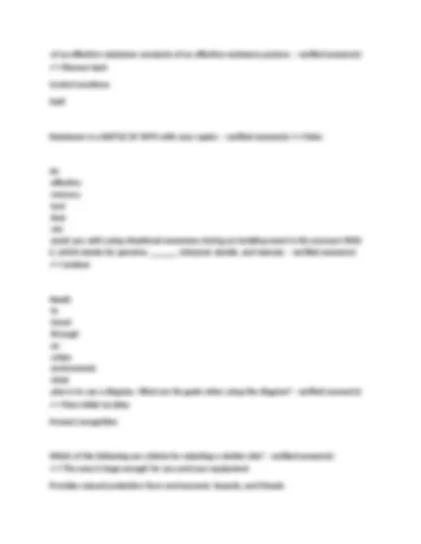 SERE 100.2 LEVEL A COCT FOR MILITARY-PRE-TEST QUESTIONS WITH CORRECT ...