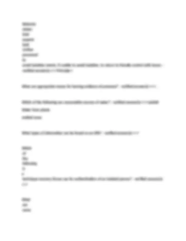 SERE 100.2 LEVEL A COCT FOR MILITARY-PRE-TEST QUESTIONS WITH CORRECT ...