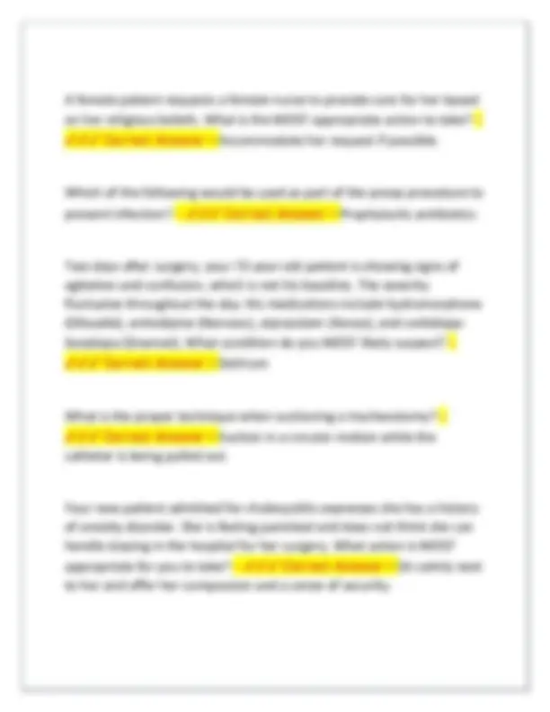 MEDICAL ASSISTANT COMPREHENSIVE FINAL EXAM QUESTIONS WITH COMPLETE ...
