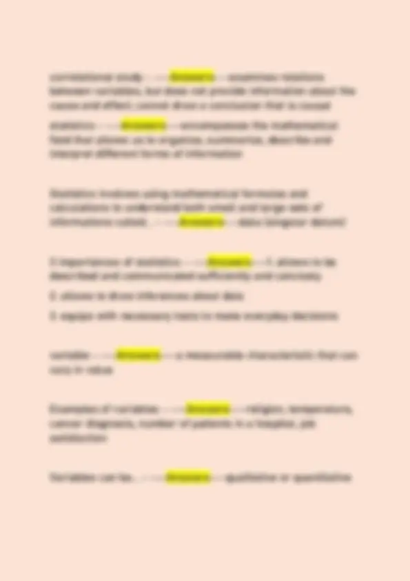 STATISTICS PORTAGE CNSL 503 EXAM 1 NEWEST ACTUAL 2025/2026 WITH ...