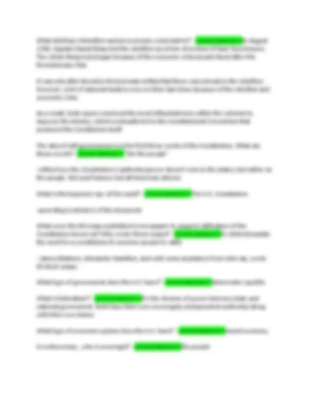 Florida Civic Literacy Latest Exam 2025 Final WITH Correct Verified ...